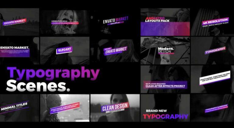 25+ Typography Animation Templates for After Effects (Kinetic Text ...