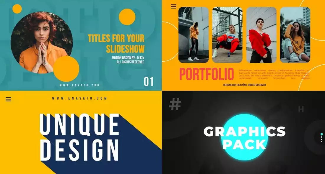 Typography Titles Text Reveal After Effects Templates | Design Shack