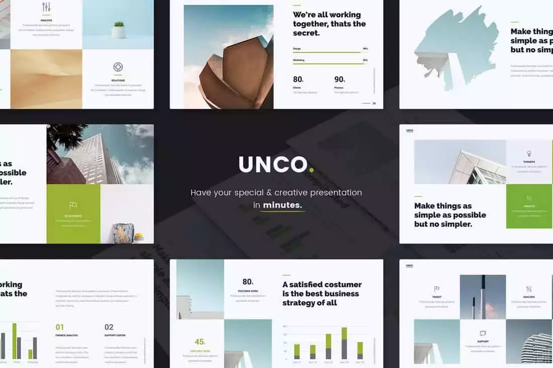UNCO Simple Business PowerPoint Template | Design Shack