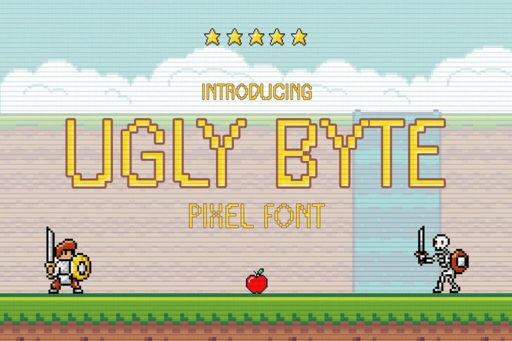20+ Font Pixel Art Terbaik tahun 2024 (Gratis & Premium) - desainae.com