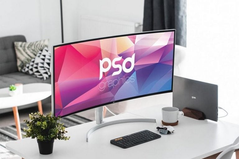 35+ Desktop Computer Mockup Templates | Design Shack