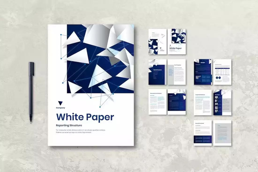 Unique InDesign White Paper Template | Design Shack