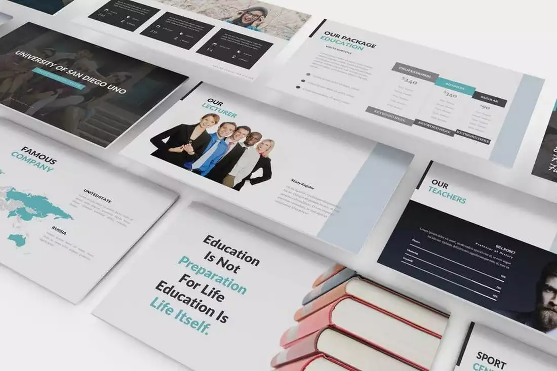 University and Education PowerPoint Template | Design Shack