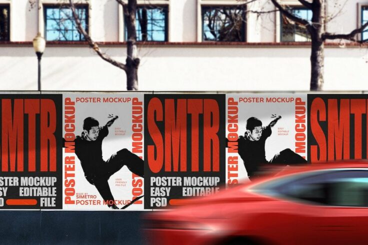 100+ Best Poster Mockup Templates 2024