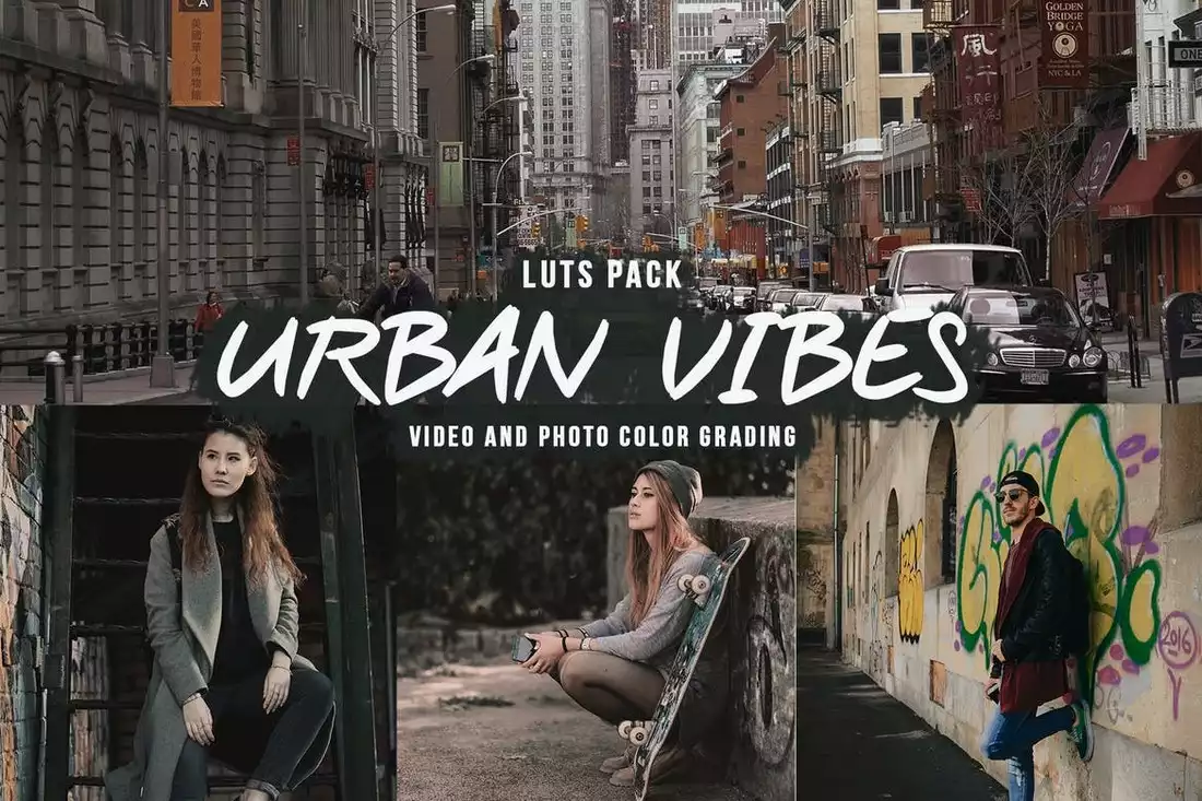 Urban Vibes LUTs for Video Color Grading | Design Shack