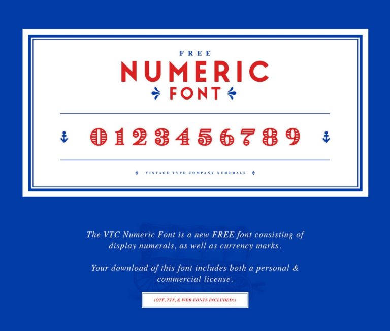 50+ Best Number Fonts for Displaying Numbers | Design Shack