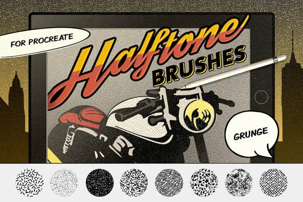 20+ Best Procreate Texture Brushes in 2025 | Design Shack