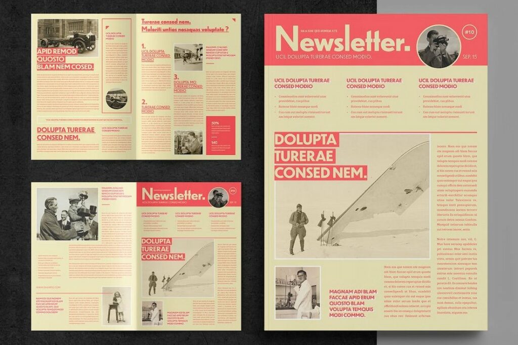 35+ Best InDesign Newsletter Templates (Free & Premium) | Design Shack