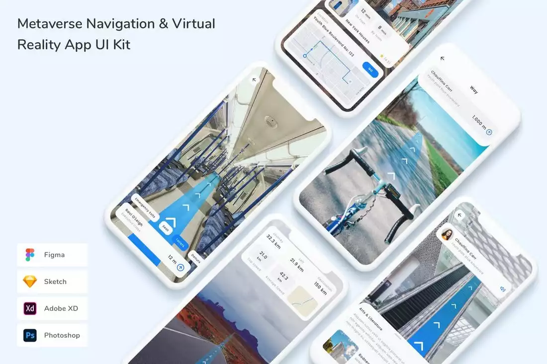 Virtual Reality App UI Kit for Adobe XD | Design Shack