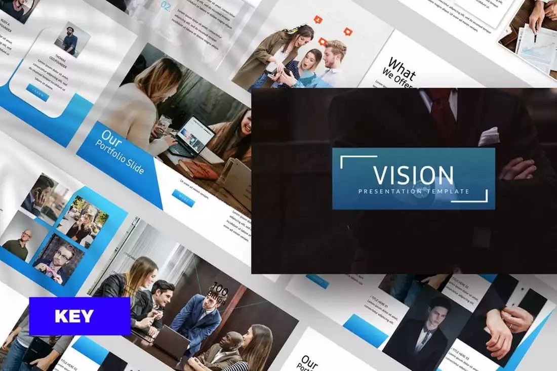 Vision Corporate Keynote Template | Design Shack