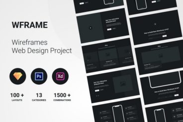 30+ Kit Wireframe Adobe XD Terbaik (+ Tutorial Wireframe) - desainae.com