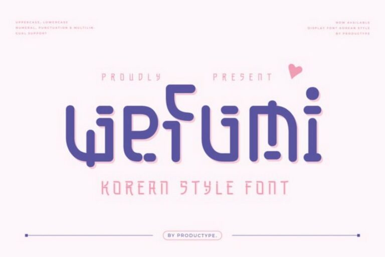 25+ Best Korean Fonts for Aesthetic Designs | Design Shack