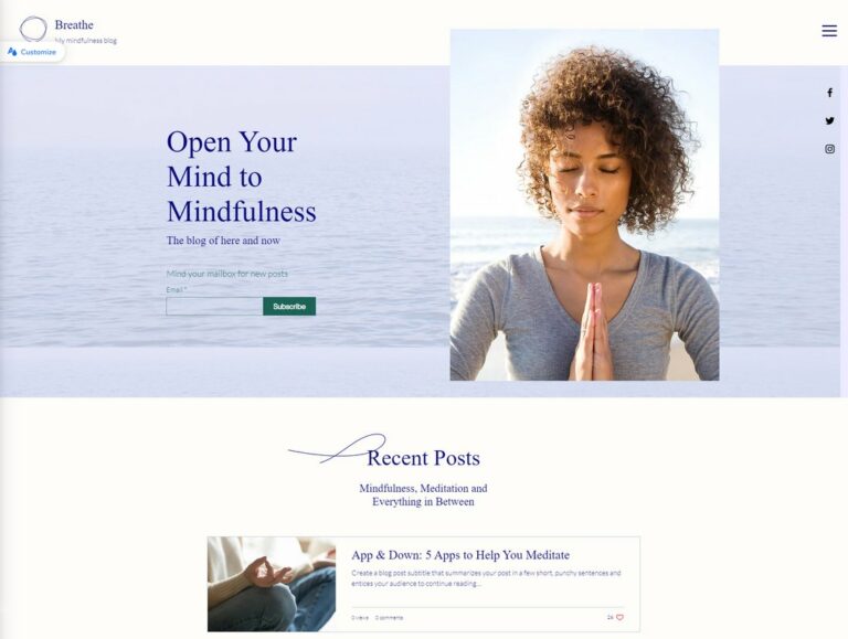 20+ Best Wix Blog Templates & Examples (Create a Blog on Wix) | Design ...