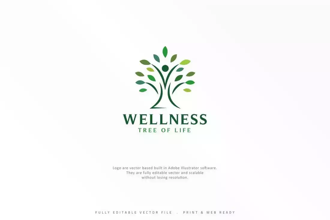 Wellness Tree Logo Template | Design Shack