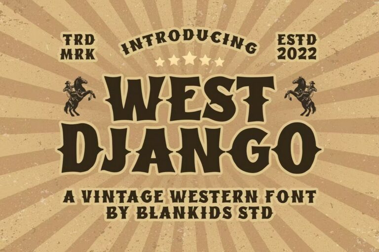 20+ Best Western Fonts (Old Western and Cowboy Typography) | Design Shack