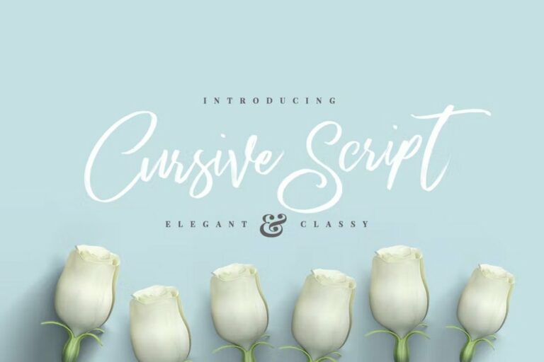 Cursive vs. Script Typography: Which Is Better? | Design Shack