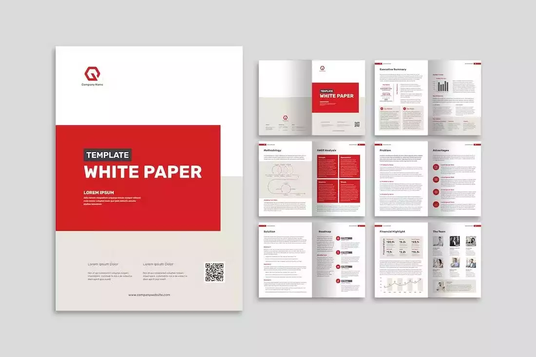White Paper & Report Template for InDesign | Design Shack