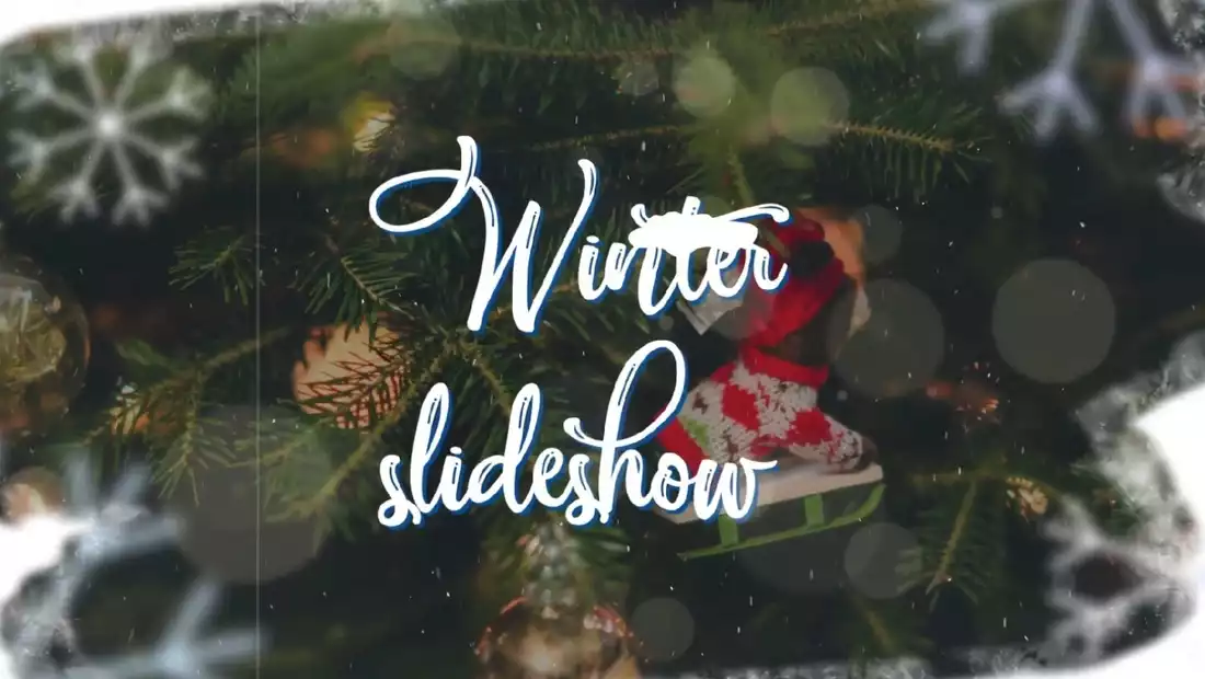 Winter Holiday Slideshow Template for FCPX | Design Shack