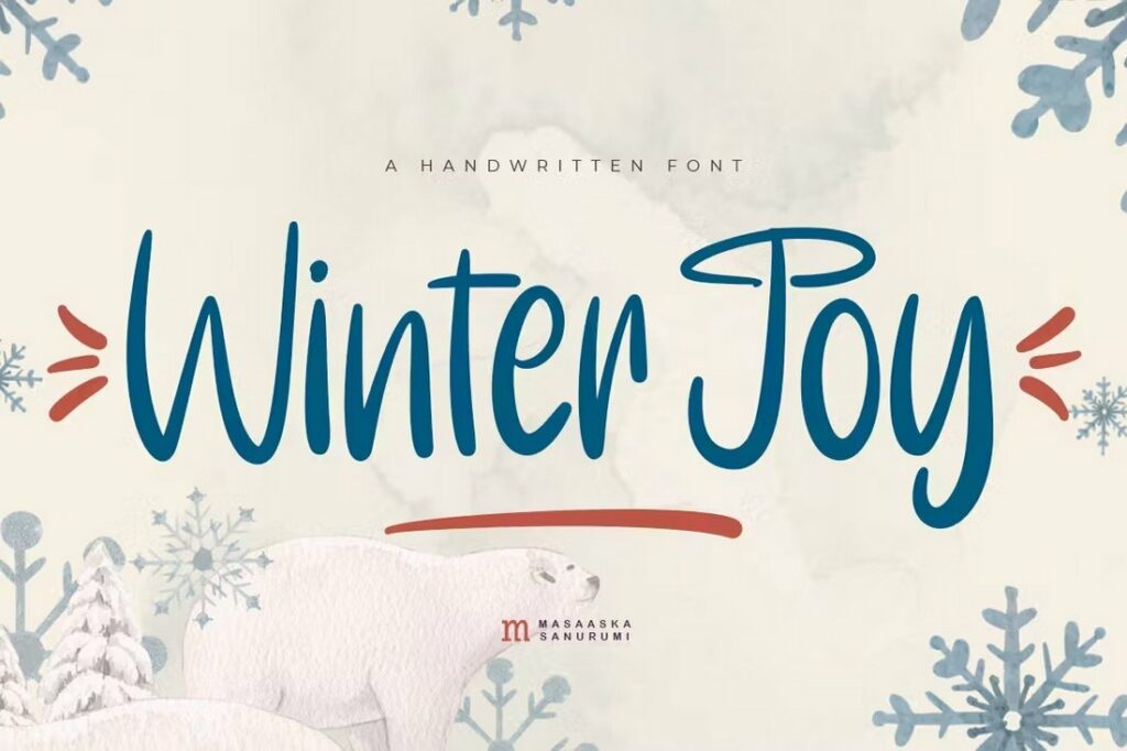 25+ Best Winter, Ice & Snow Fonts (Free & Pro) – Yes Web Designs