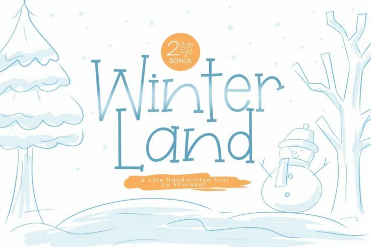 30+ Best Winter, Ice & Snow Fonts (Free & Pro) | Design Shack