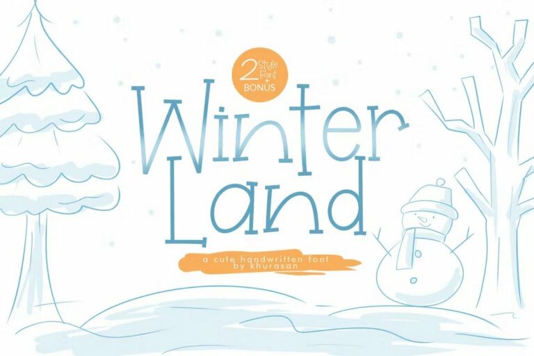 30+ Best Winter, Ice & Snow Fonts (Free & Pro) | Design Shack
