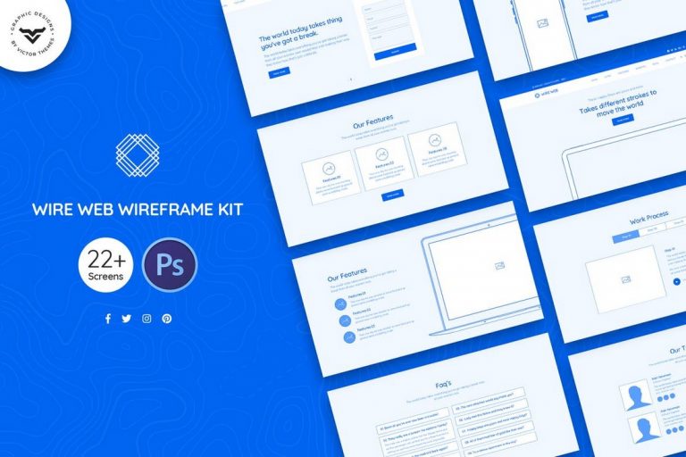 40+ Website Wireframe Templates (For Sketch, Photoshop + More) | Design ...
