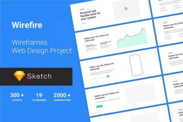 40+ Website Wireframe Templates (For Sketch, Photoshop + More) | Design ...
