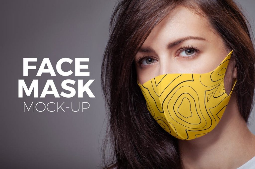 35+ Face Mask Mockup Templates & Overlays | Design Shack