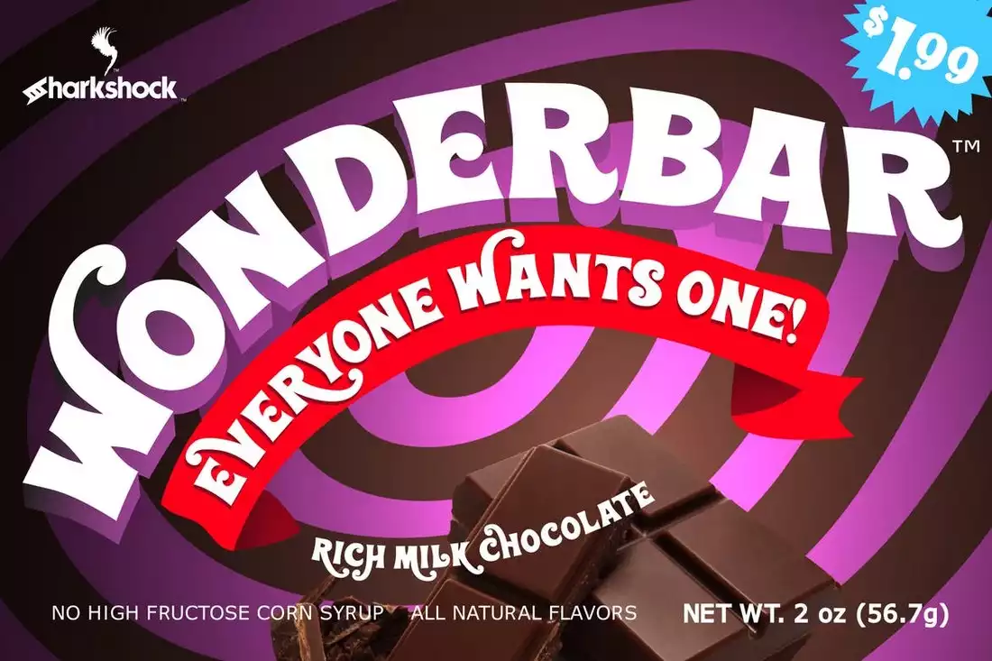 Wonderbar Willy Wonka Cartoon Font | Design Shack