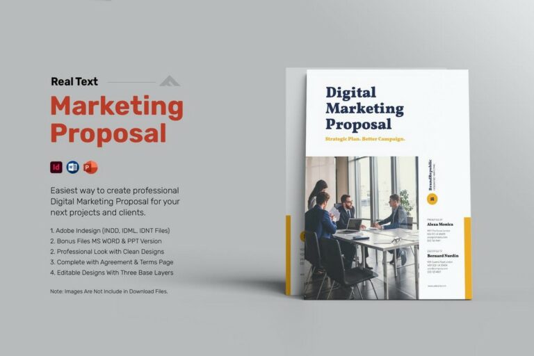 35+ Best Business & Project Proposal Templates for Microsoft Word 2024 ...