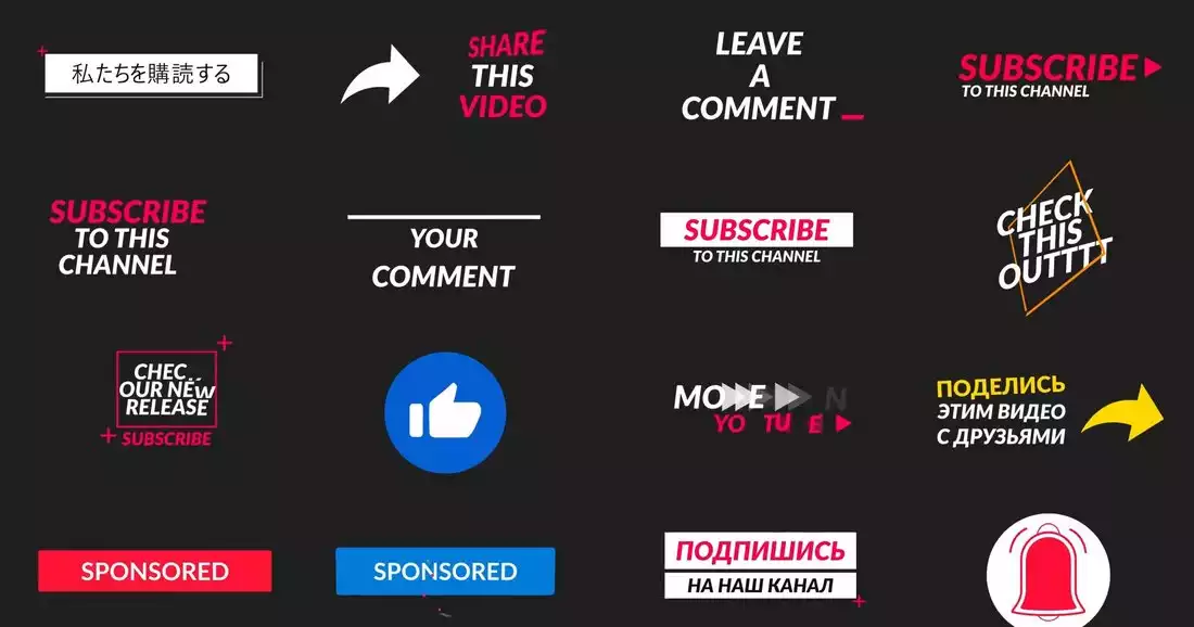 YouTube Lower Thirds Templates | Design Shack