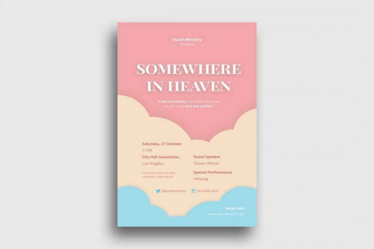 25+ Church Bulletin & Newsletter Templates | Design Shack