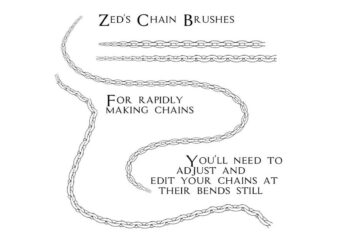 15+ Best Chain Brushes for Procreate & Photoshop (Free & Pro) | Design ...