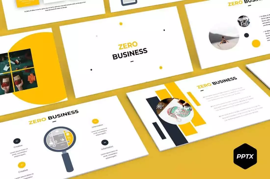 Zero PowerPoint Template | Design Shack