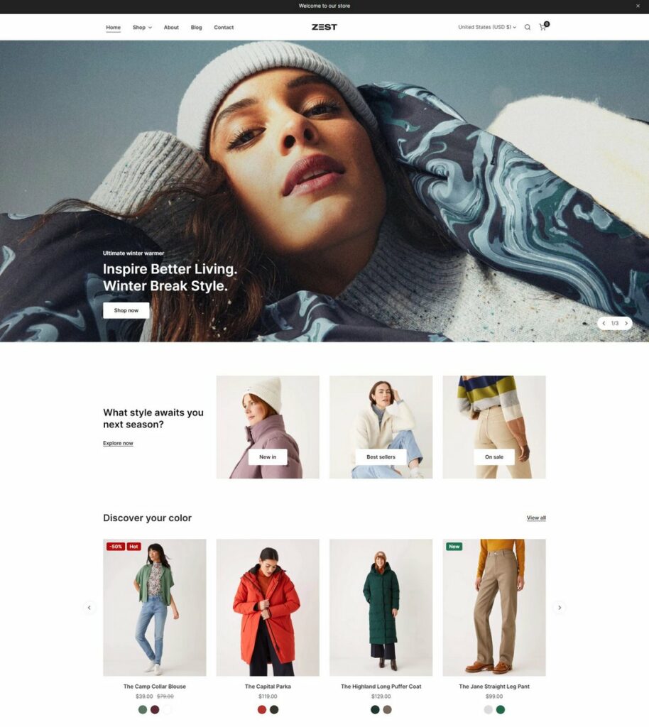 15+ Best Fashion & Clothing Shopify Themes for 2023 | Design Shack