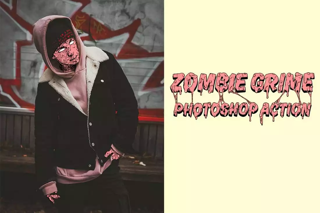 Zombie Grime Art Photoshop Cartoon Effect | Design Shack