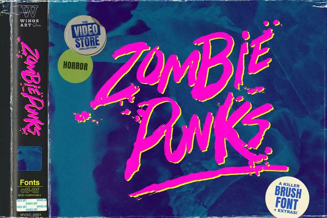 Zombie Punks Retro Horror Font | Design Shack