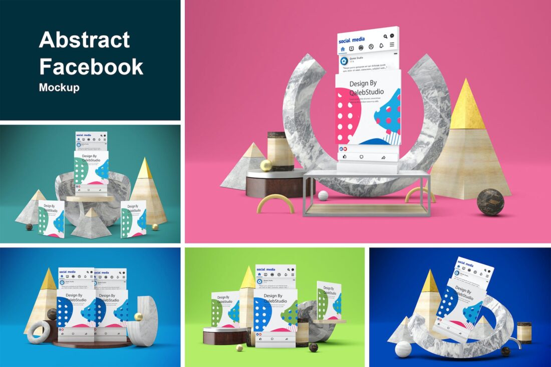 20+ Facebook Ad Mockups (For Carousel Ads + More) | Design Shack