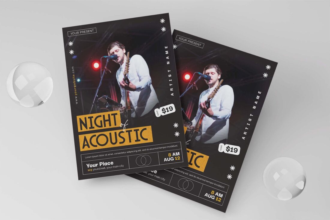 45+ Best Music & Band Flyer Templates | Design Shack