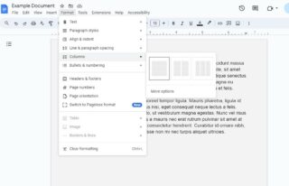 How to Make Columns in Google Docs | Design Shack