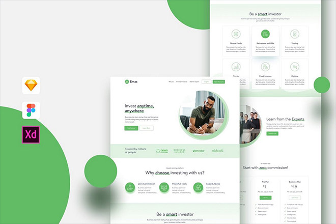 85+ Best Website Templates | Design Shack