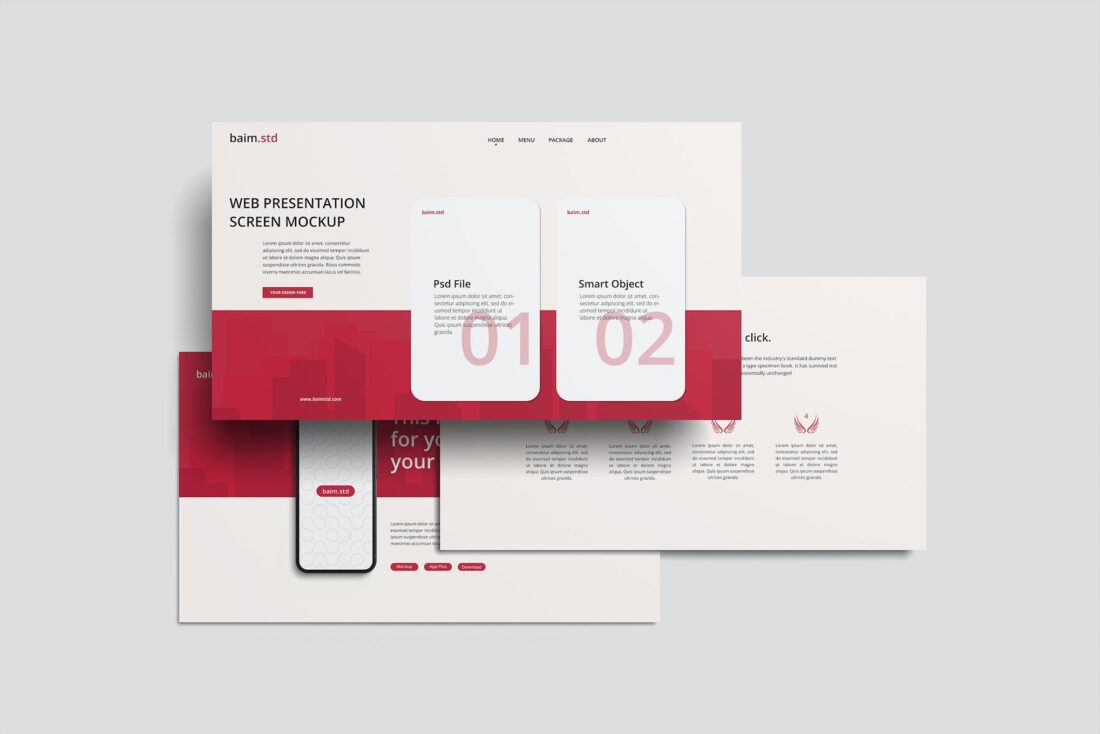 80+ Best Website PSD Mockups & Tools 2025 - Blog of Web Design ...