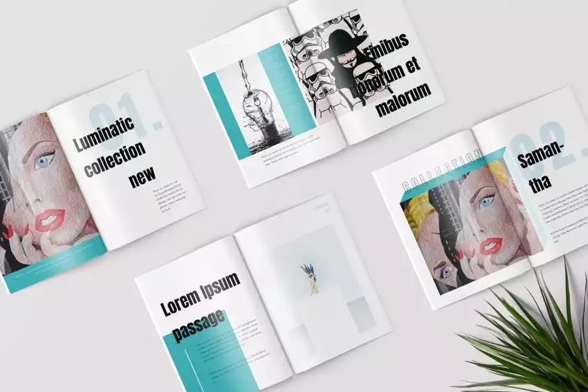 Pop Art Affinity Designer Magazine Templates | Design Shack