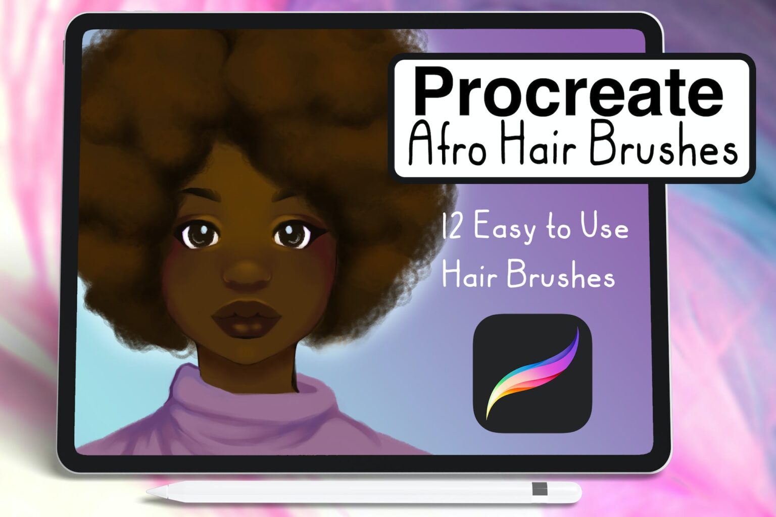 20+ Best Hair Brushes for Photoshop & Procreate | Design Shack