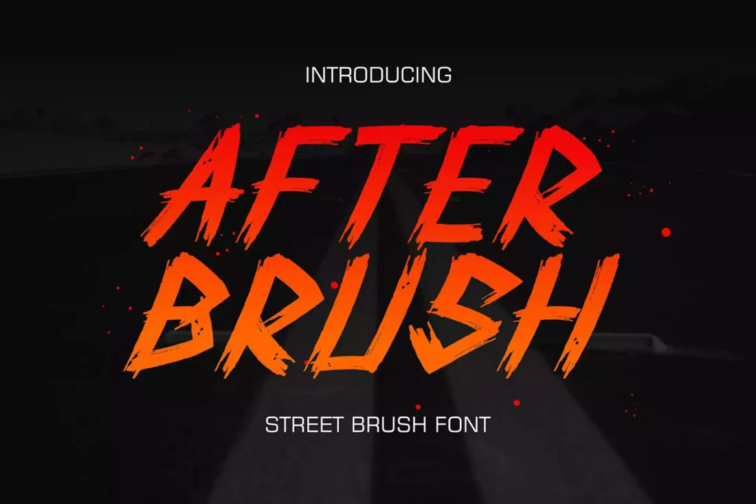 After Brush Street Font | Design Shack