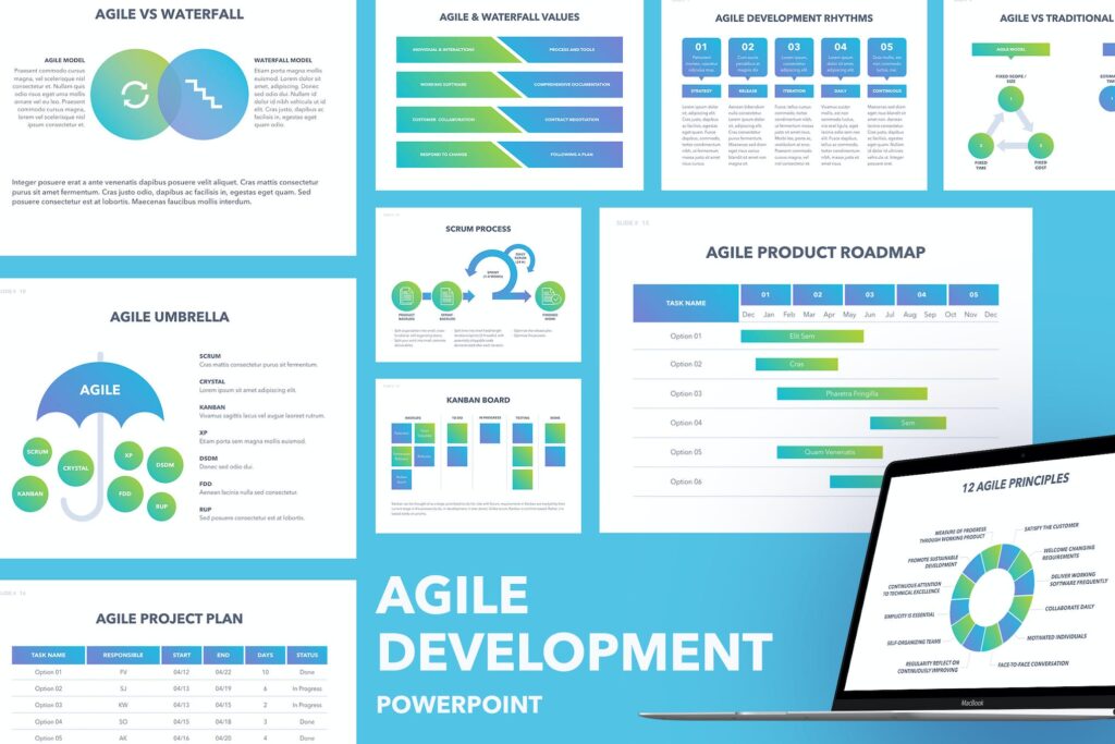 Agile Development PowerPoint Template | Design Shack Agile Development PowerPoint Template | Design Shack