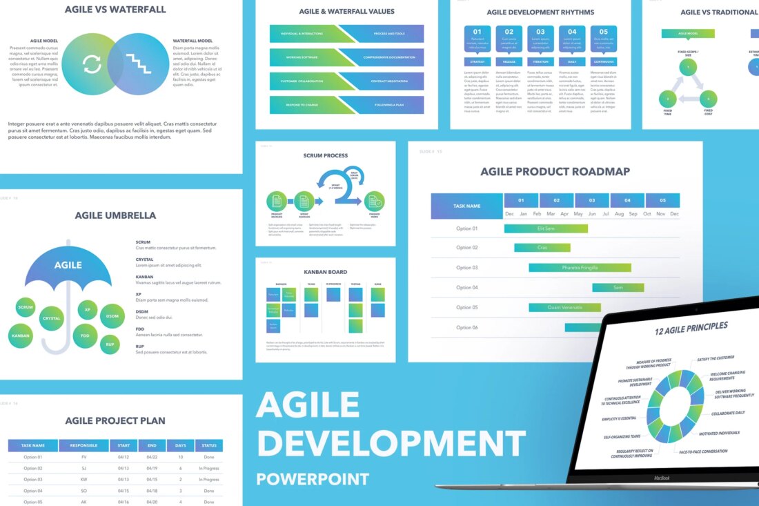 20+ Best Agile & Scrum Presentation Templates | Design Shack