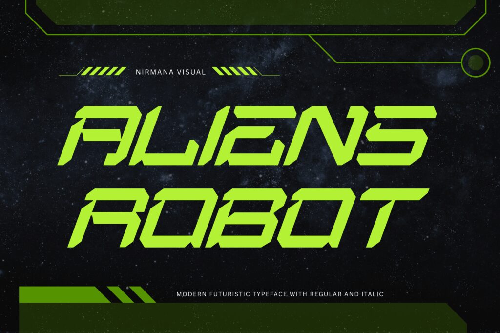 25+ Best Futuristic Robotic Fonts | Design Shack