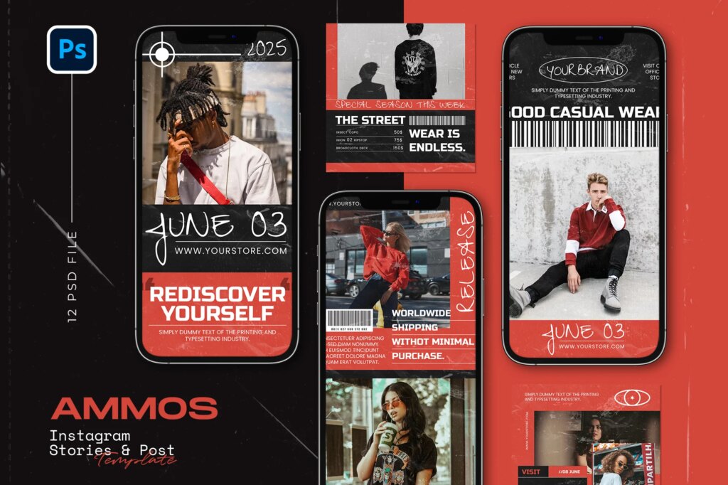 80+ Best Instagram Post & Story Templates 2025 | Design Shack