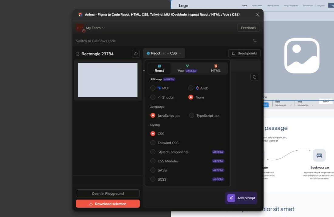 Taman bermain anima mengubah desain menjadi aplikasi fungsional ...